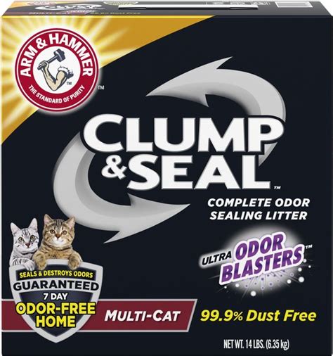 Arm And Hammer Litter Clump And Seal Multi Cat Scented Clumping Clay Cat