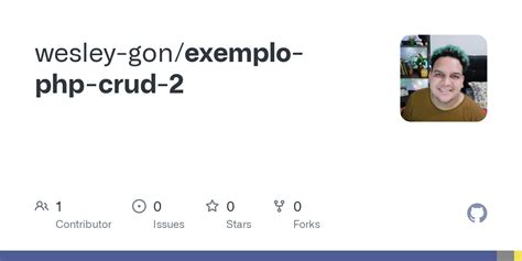 Github Wesley Gon Exemplo Php Crud