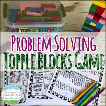Problem Solving Game By Teaching With A Mountain View TpT