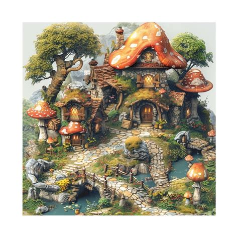 Fairy Village Etsy