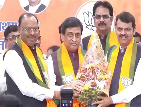 Ex Chief Minister Of Maharashtra Ashok Chavan Joins Bjp Hydnow