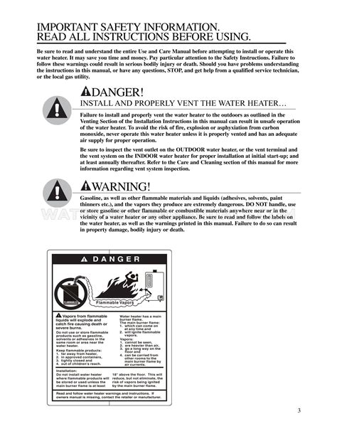 Paloma Ph 28 Cifs Water Heater Use And Care Manual Water Heater Manuals