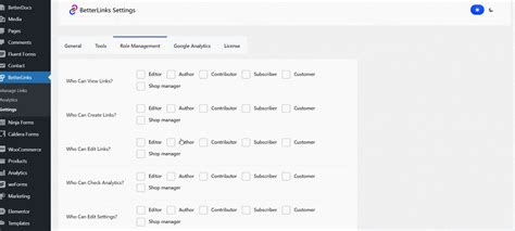 how to manage user roles with betterlinks pro betterlinks