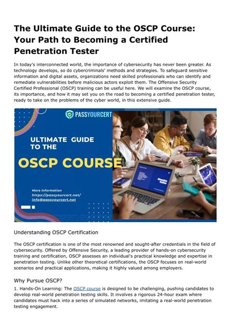 PPT The Ultimate Guide To The OSCP CourseYour Path To Becoming A