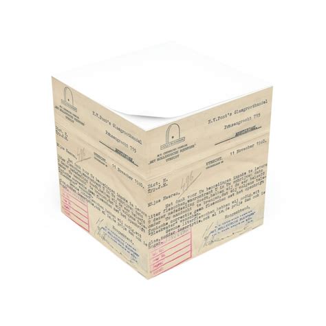 Note Cube Sticky Notes 700 Sheets Desk Square Note Pad Stacked Notepad With Vintage Design Etsy