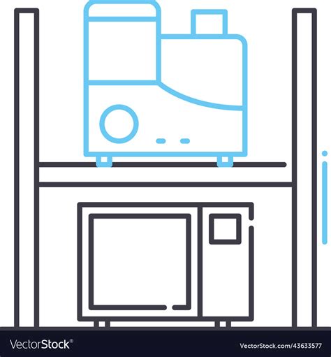 Electronics Line Icon Outline Symbol Royalty Free Vector