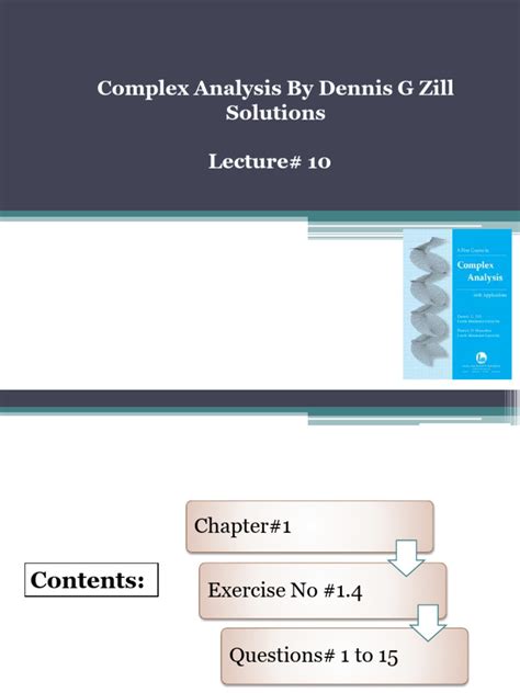 Exercise 14 Lec10 Complex Analysis Solutions Pdf