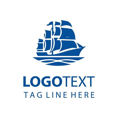 Night Sea Ship Logo 52392248 Vector Art At Vecteezy