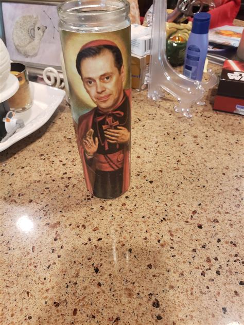 No House Is Complete Without A Steve Buscemi Prayer Candle Scrolller