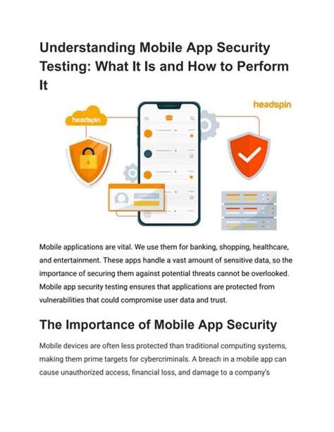 Understanding Mobile App Security Testing What It Is And How To Perform Itpdf