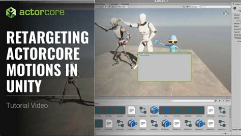 how to retarget actorcore 3d animation to unity mecanim characters