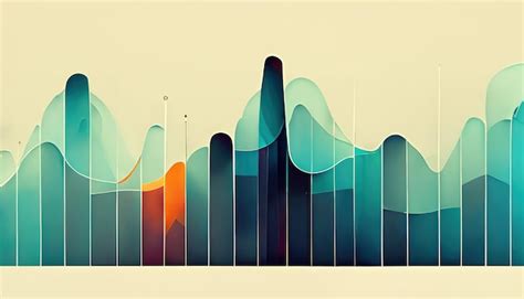 premium photo amazing abstract statistics chart wallpaper background