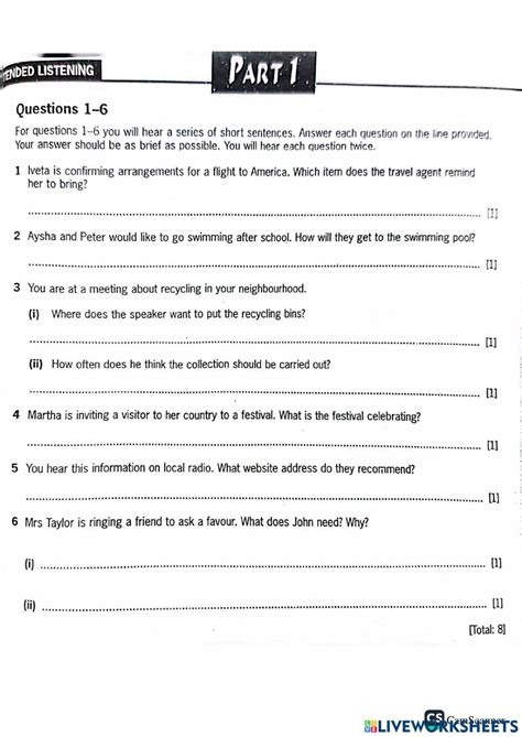 2223026 Listening Igcse Inggraini Liveworksheets