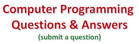Computer Programming Questions And Answers Java C C Php Python