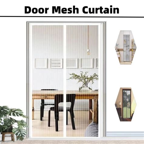 Automatic Closing Door Mesh Curtain Anti Mosquito Netting Door Screen