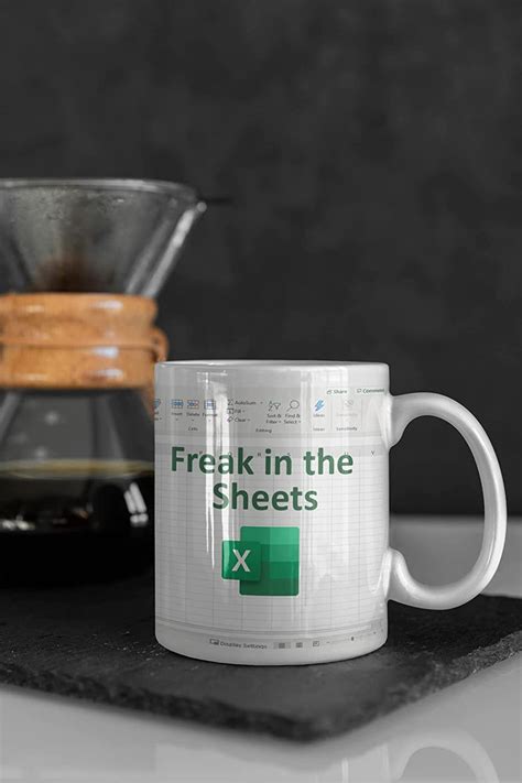 Freak In The Sheets Mug Funny Freak In The Sheets Excel Mug Etsy