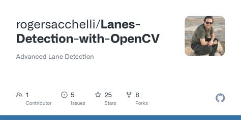 Github Rogersacchellilanes Detection With Opencv Advanced Lane Detection