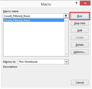 How To Count Filtered Rows In Excel With VBA Step By Step Guide