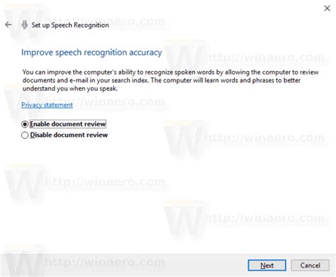 Enable Speech Recognition In Windows