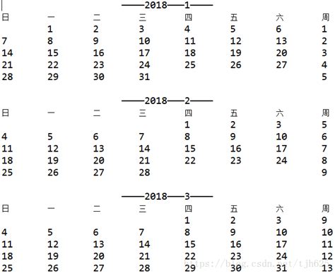 Java万年历程序 Csdn博客