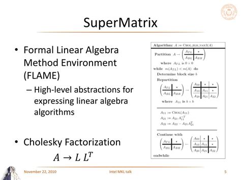 Ppt Runtime Data Flow Graph Scheduling Of Matrix Computations