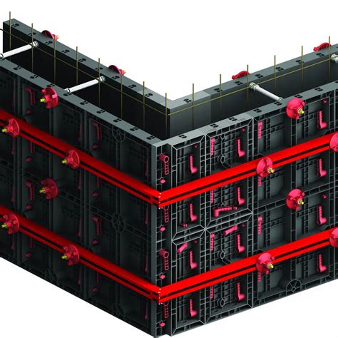 Plasti Modular Construction Concrete Column Beam Slab System Formwork Concrete Shuttring And