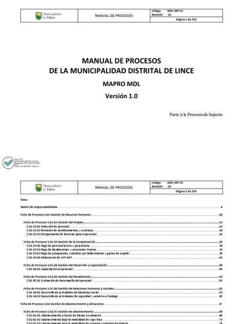 Manual De Procesos Parte 3 Pdf Pdf Informática Tecnologías De La