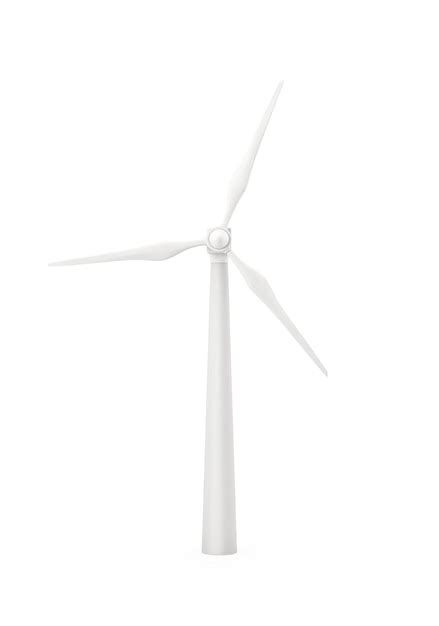 Premium Photo Wind Generator Turbine Isolated On White 3d Render