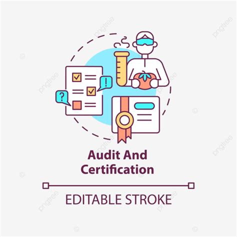 Audit And Certification Concept Icon Sample Art Lab Png And Vector