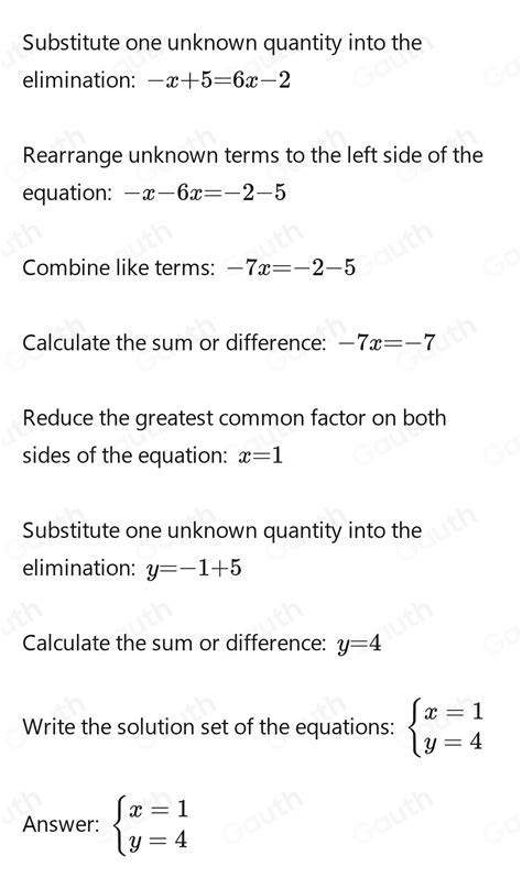 Solved Consider The Following Set Of Equations Equation A Y X 5 Equation B Y 6x 2 Which Of
