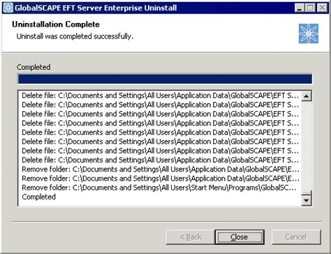 Unistalling The Software