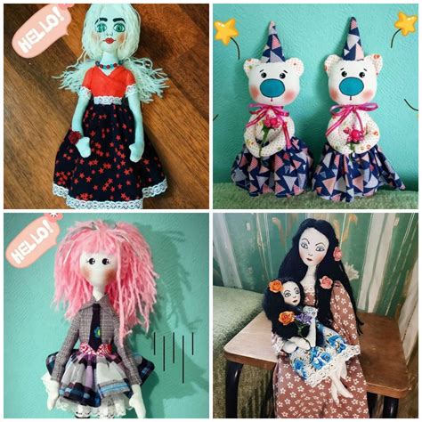 Оригінальні ляльки та іграшки, від автора Игрушки от Танюшки | Handmade ...