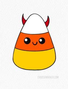 How To Draw A Candy Corn With Step By Step Guide Choose Marker