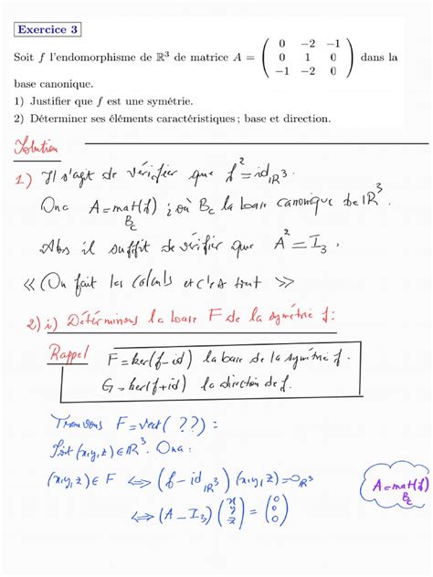 Sol Matrices Et Applications Linéaires Pdf Pdf