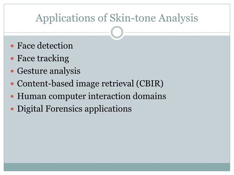 Ppt Detection Of Humans In Images Using Skin Tone Analysis And Face Detection Powerpoint
