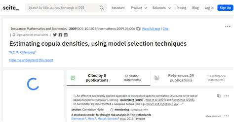 Citation Report Estimating Copula Densities Using Model Selection