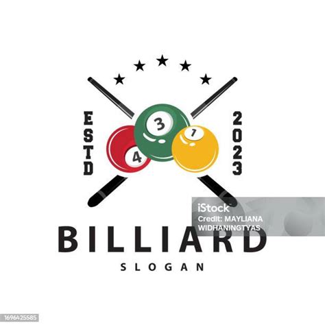 당구 로고 미니멀리스트 디자인 공과 막대기 기호 일러스트레이션 템플릿 0명에 대한 스톡 벡터 아트 및 기타 이미지 0명 겨냥 경기 스포츠 Istock