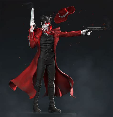 Artstation Hellsing Alucard Fanart