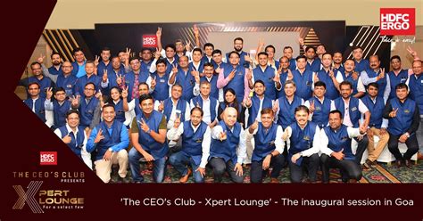 Hdfc Ergo General Insurance On Linkedin Hdfc Ergo Launches The Ceos Club Xpert Lounge For
