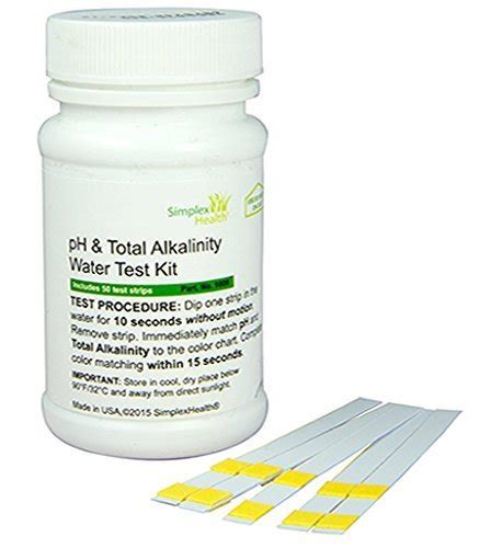 Accurate Ph And Alkalinity Water Test Strips Quick And Reliable Results