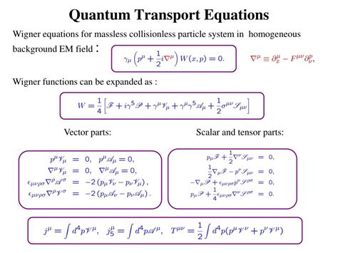 Ppt Quantum Kinetic Theory Powerpoint Presentation Free Download Id 3281096