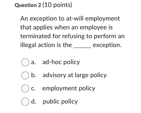 Solved 2uestion 4 10 Points The Public Policy
