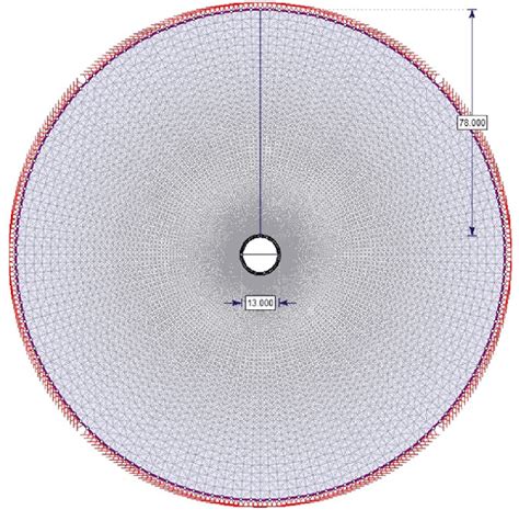 Typical Mesh Of Circular Opening In Phase 2 Download Scientific Diagram