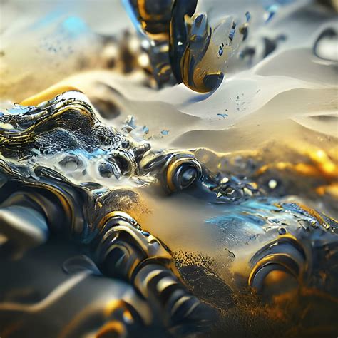 Abstract Background With A Fluid Water Like Texture Ai Generated