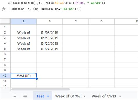 How To Create Indirect Array String Of Multiple Sheet References In
