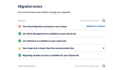 Cloud To Dc Migration The Cloud Migration Assistant Is Out Of Date