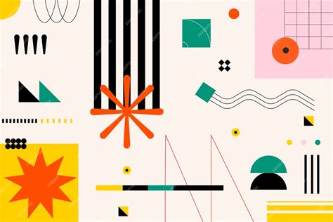 추상 크리에이 티브 기하학적 배경 무료 벡터