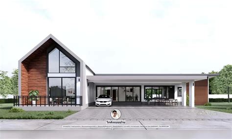 P 1118 บ้านนอร์ดิก 3 ห้องนอน 4 ห้องน้ำ 3 จอดรถ แบบบ้านสมัยใหม่