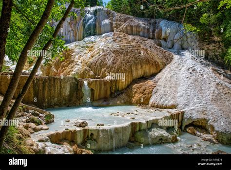 The Thermal Water At Bagni San Filippo Have Created A Landscape Of
