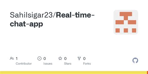 Github Sahilsigar23real Time Chat App